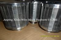 China DN108mm SS304 Wedge Wire Filter Distributor Lateral Screen Pipe 0.2mm Slot for sale