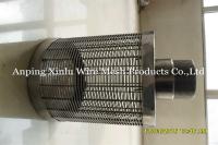 China DN108mm SS304 Wedge Wire Filter Distributor Lateral Screen Pipe 0.2mm Slot for sale