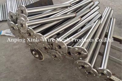 China Stainless Steel 316L Resin Trap Wedge Wire Candle Filter Pipe with Flange 0.05mm Slot for sale
