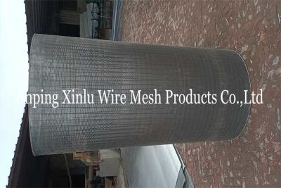 China Stainless Steel No Magnetic Vee Wire Continuous Slot Screen DN620mm Length 1800mm for sale