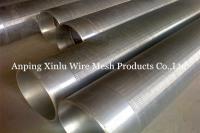 China Full Welded 219.1mm SS316 V Wire Screen Pipe for Gas Filtration 0.15-3mm Slot for sale