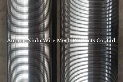 China Stainless Steel Wire Wrapped Johnson Well Screen 0.05-10mm Slot 5.8m Length for sale