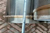 China 219mm Johnson Spiral V Wire Dewatering Well Screen Pipe No Magnetic Polishing 8 Inch 0.040 Slot for sale