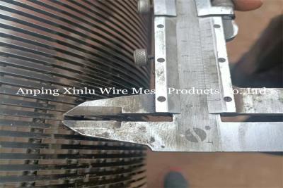 China 8 inch SS304 Water Well Johnson Screen Tube 0.06 inch Slot for Deep Well Filtration for sale