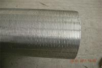 China SS304 219mm Johnson Water Well Screen Pipe 80 Bars 8 Inch Spiral Wire Strainer Tube for sale