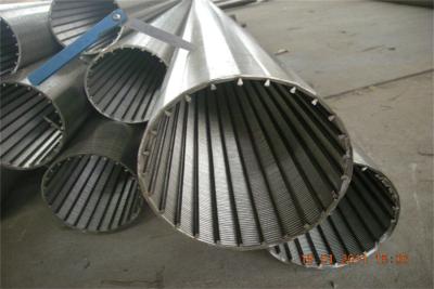 China SS304 219mm Johnson Water Well Screen Pipe 80 Bars 8 Inch Spiral Wire Strainer Tube for sale