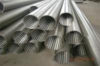 China Stainless Steel Wedge Wire Water Well Screen Pipe 0.5m Length AISI304 316L for sale