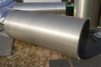 China Stainless Steel Wire Wrap Water Well Screen Pipe Johnson Filter 6m Length 0.1-3mm Slot for sale