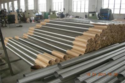 China Steel AISI 304 126mm OD Water Well Screen Pipe for Wastewater Treatment for sale