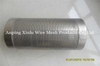 China Stainless Steel Wedge Wire Screen Pipe 0.25mm Slot for Water Well Filtration 304 316L for sale