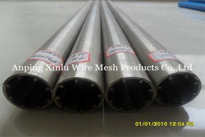 China Slot 0.25mm Wedge Wire Screen Pipe For Filtering Purifying Filter Element for sale