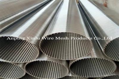 China 12 inch 300mm Vee Wire Wrapped Johnson Screen Pipe for Oil Well Drilling 304 316L for sale