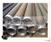 China Low Carbon Vee Wire Galvanized Dewatering Screen Pipe 6-5/8 Inch 5.8m Long for sale