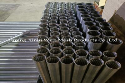 China Stainless Steel Johnson V Wire Screen Pipe 0.1-3mm Slot for Water Well Sand Control for sale