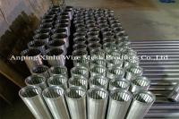 China Stainless Steel Johnson V Wire Screen Pipe 6 inch OD 0.75mm Slot 5.8m Length for sale