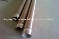 China DN200 Johnson Type Vee Wire Screen Pipe 35-100 Mesh Stainless Steel 304 for sale