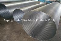China Stainless Steel V Wire Dewatering Strainer Pipe 14 inch x 2.9M Water Well Filter for sale