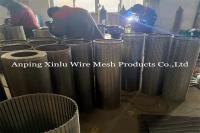China 250mm 15 Mesh Stainless Steel Johnson Wire Wrap Strainer Pipe Screen with Flange for sale