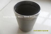China SS304 10 Inch Diameter Wire Wrapped Screen Tube 0.02 Inch Slot for Bore Well for sale