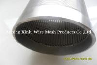 China SS304 10 Inch Diameter Wire Wrapped Screen Tube 0.02 Inch Slot for Bore Well for sale