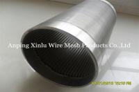 China SS304 10 Inch Diameter Wire Wrapped Screen Tube 0.02 Inch Slot for Bore Well for sale
