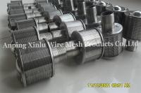 China Johnson V Wire Filter Nozzle 304 Stainless Steel 0.2mm Slot Wedge Wire Strainer for sale
