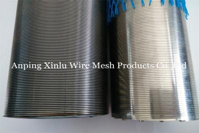 China 300 Micron V Wire Johnson Screen Slotted Filter Pipe For Water Well for sale