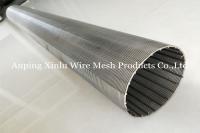 China SS304 316L Wedge Wire Johnson Screen Tube 1mm Slot 2.9m Length Replaceable Filter Element for sale