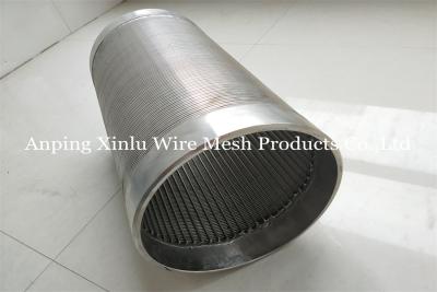 China Stainless Steel Wedge Wire Johnson Screen Tube 304 316L 10ft 20ft Custom for sale