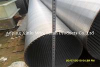 China Stainless Steel Vee Wire Screen Basket 2-20 Inch Continuous Slotted Opening for Water Well for sale