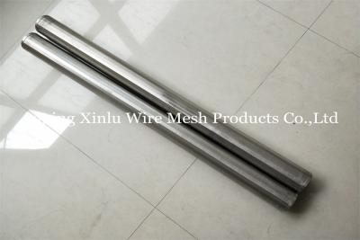 China 75mm Johnson Vee Wire Wrapped Continuous Slotted Screen Pipe Pump Filter for Water Well for sale