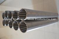 China Johnson Vee Wire Continuous Slotted Casing Pipe Water Well Screen Tube 75mm for sale