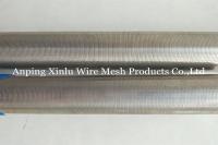 China Johnson Vee Wire Continuous Slotted Casing Pipe Water Well Screen Tube 75mm for sale