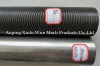 China Duplex Steel 2507 Johnson Wedge Wire Continuous Slotted Filter Screen Element 6m for sale