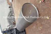China Non Clogging Continuous Slot Screen Cylinder for Centrifuge 2507 Duplex Steel 0.25mm Slot for sale