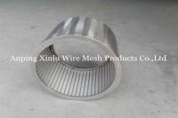China Non Clogging Continuous Slot Screen Cylinder for Centrifuge 2507 Duplex Steel 0.25mm Slot for sale