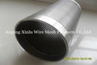 China Stainless Steel Wire Wrap Continuous Slot Screen for Deep Well Drilling 0.10-3mm Slot for sale