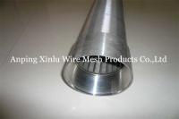 China Stainless Steel Wire Wrap Continuous Slot Screen for Deep Well Drilling 0.10-3mm Slot for sale