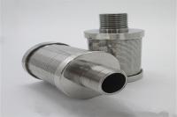 China SS Wire Wrapped Water Strainer Filter Nozzle 45mm 80mm for Mineral Water Plant for sale