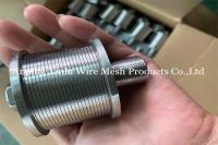 China NPT Thread Wedge Wire Water Strainer Filter Nozzle Stainless Steel 304 0.25mm Slot for sale