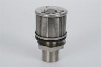 China Johnson Wire Single Head Water Sand Filter Retention Nozzle 45mm M25 Thread SS304 for sale