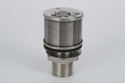 China Johnson Wire Single Head Water Sand Filter Retention Nozzle 45mm M25 Thread SS304 for sale