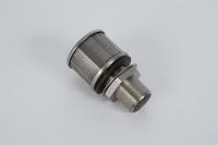 China Stainless Steel 316L Wedge Wire Media Retention Nozzle NPT Thread 57mm Diameter for sale