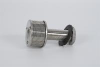 China Stainless Steel 316L Wedge Wire Media Retention Nozzle NPT Thread 57mm Diameter for sale
