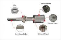 China Stainless Steel Long Hand Retention Screen Nozzle Filter Nozzle Slot 0.25mm 45mm for sale
