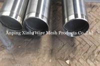 China Johnson V Wire Water Well Screen Pipe SS 8 Inch 0.020 Slot 10FT API Thread for sale