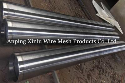 China Johnson V Wire Water Well Screen Pipe SS 8 Inch 0.020 Slot 10FT API Thread for sale