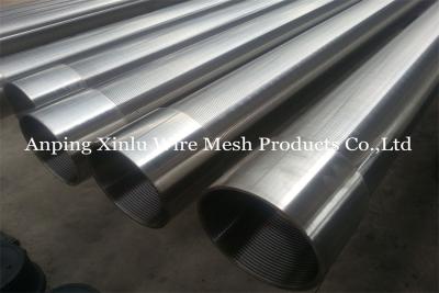 China 8-5/8 Inch 50bar SS304/316 Wedge Wire Water Well Screen Pipe for Water Supply for sale