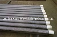 China 4 Inch Looped V Wire Wrapped Johnson Type Continuous Slot Water Well Screen Pipe 0.040mm Slot for sale