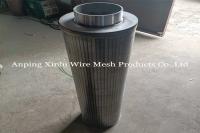 China Electrolytic Polished Wedge Wire Well Screen Pipe 100 Micron Slot 304 Stainless Steel for sale